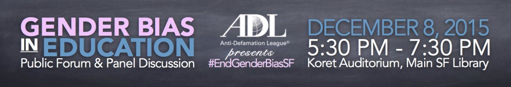 Anti Defamation League Confronting Gender Bias In Education Central